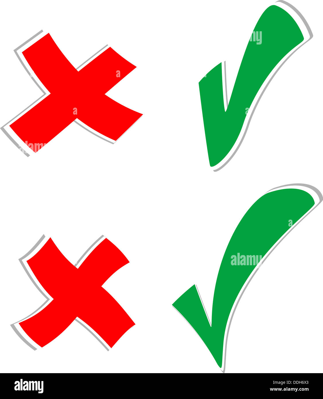 Checkmark icon stickers hi-res stock photography and images - Alamy