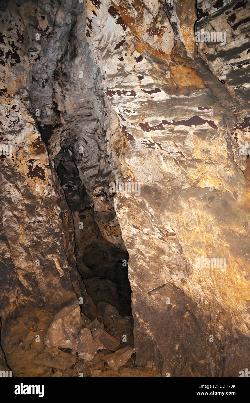 Great Britain, England, Derbyshire, Castleton, Blue John Cavern Stock ...