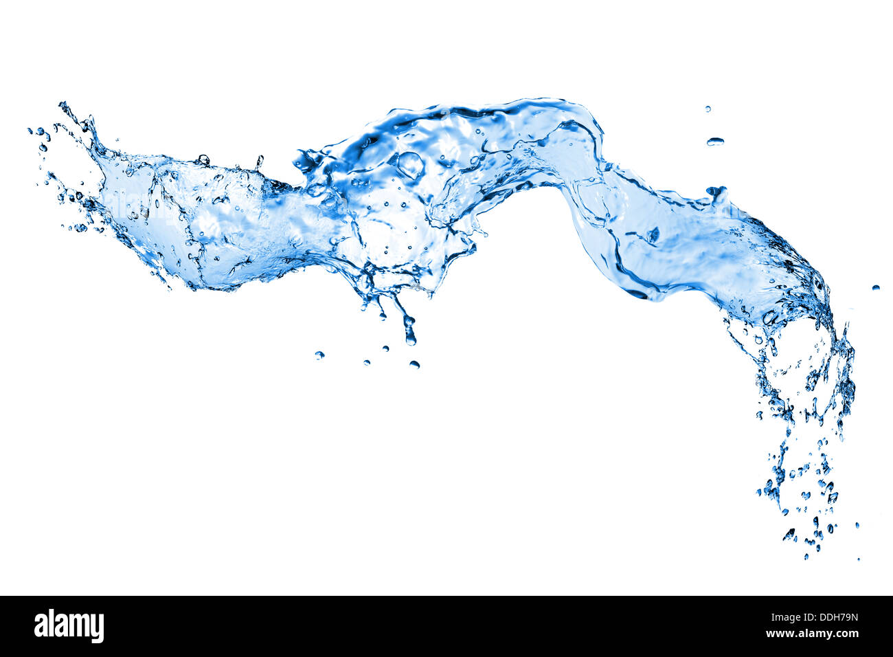 abstract water splash isolated on white Stock Photo - Alamy