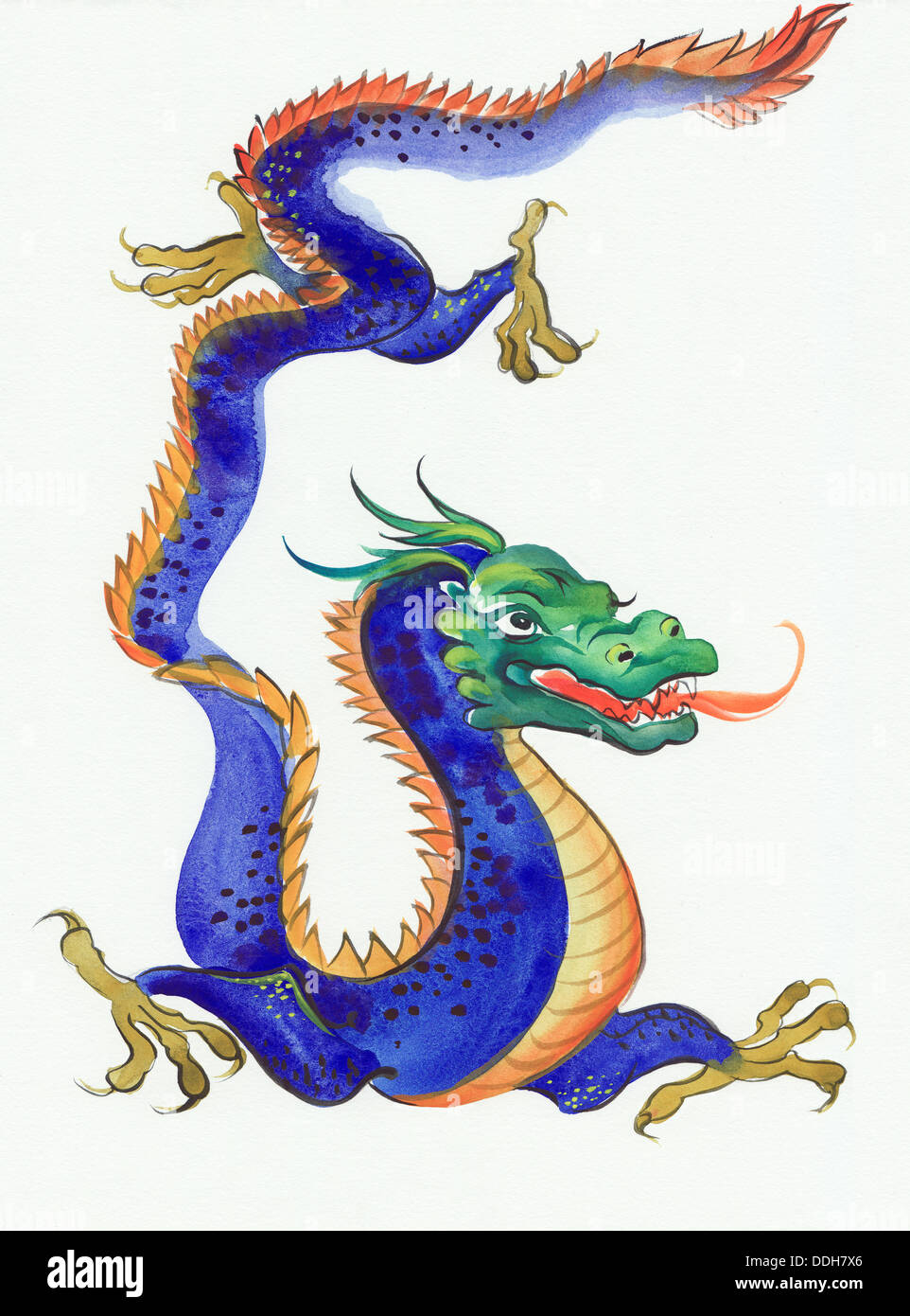 Japanese monster painting hi-res stock photography and images - Alamy