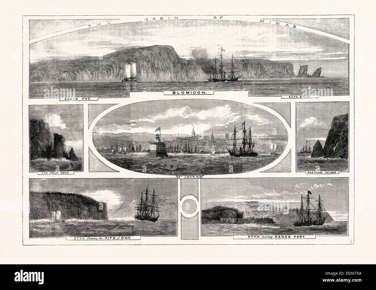 PROGRESS OF THE PRINCE OF WALES IN BRITISH NORTH AMERICA, VIEWS ...