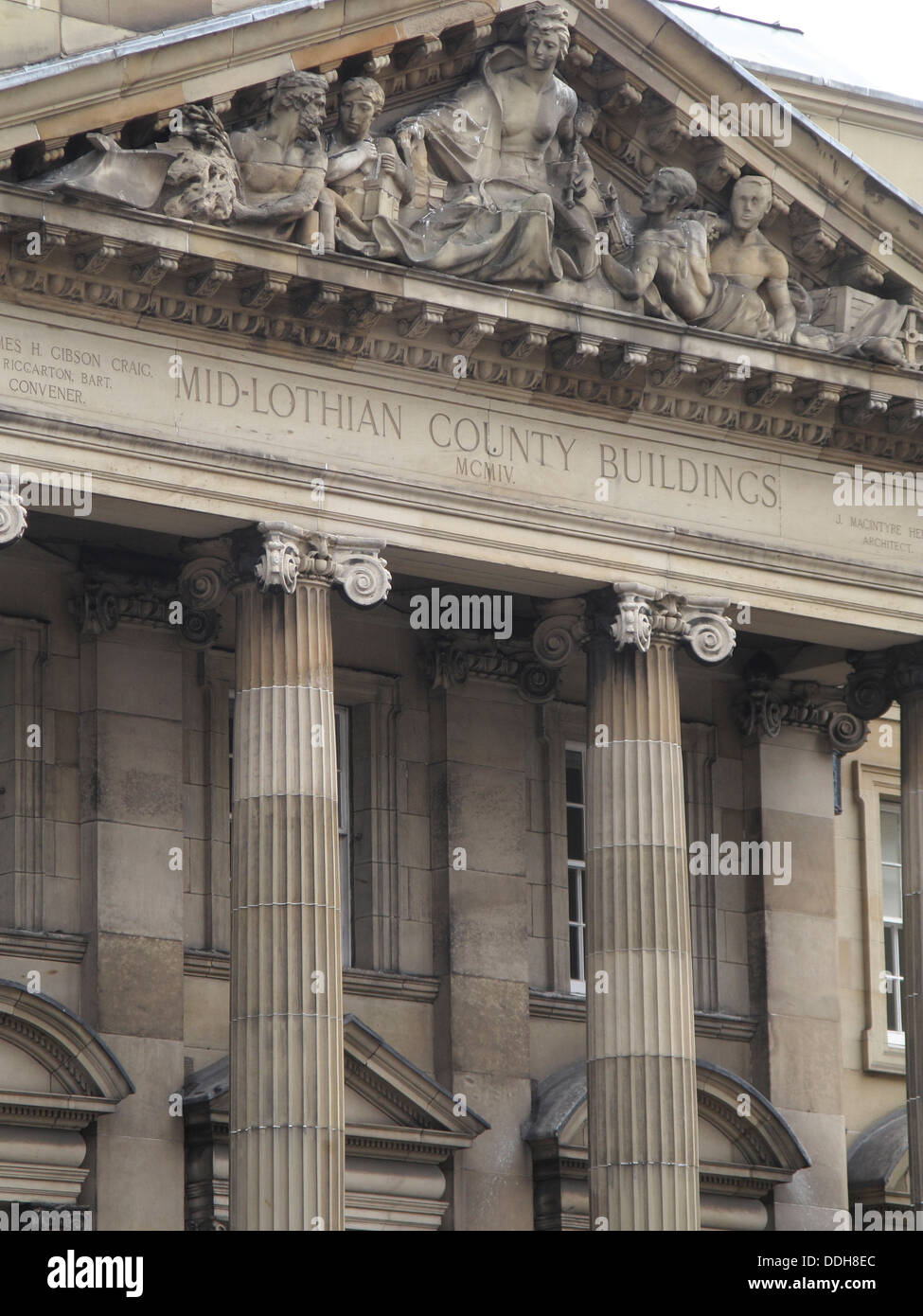 Former Mid-Lothian County Buildings, now Lothian Chambers (Registrar's ...