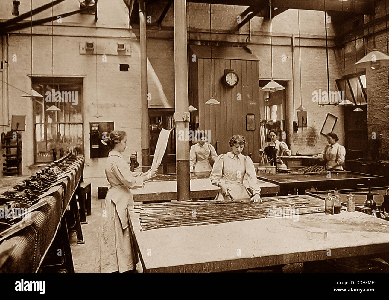 Crumpsall CWS Biscuit Factory in 1908 Stock Photo - Alamy