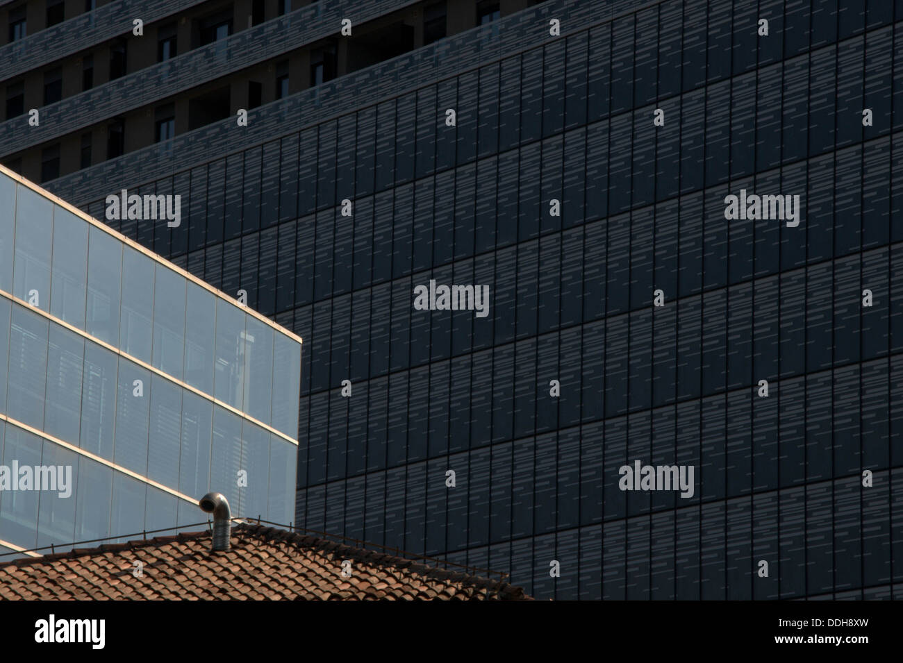 picture of three houses Stock Photo - Alamy