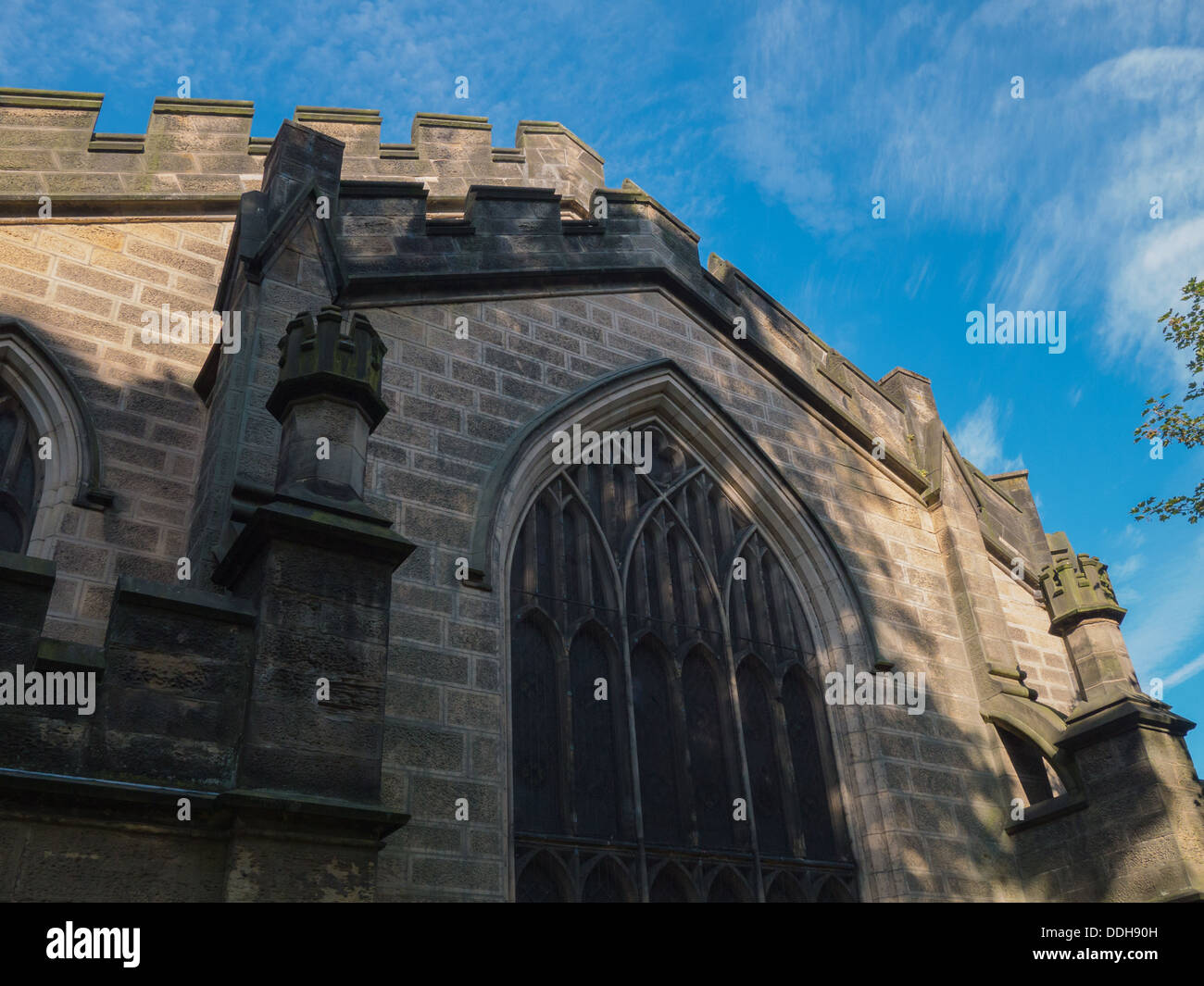Stained Glass window at St Peters Church in Belper, Derbyshire, United ...
