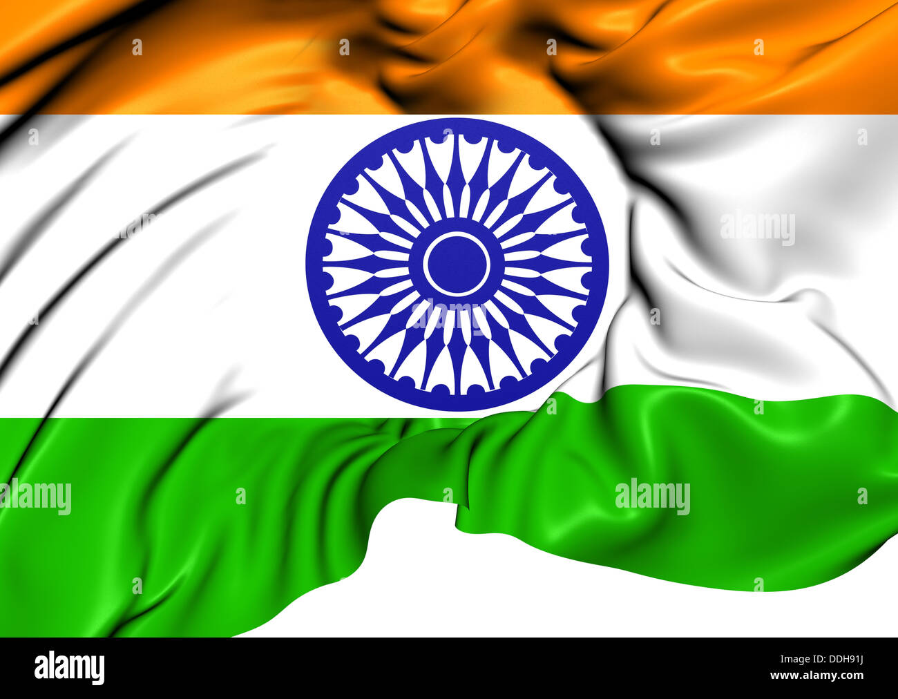 Flag of India. Close Up Stock Photo - Alamy