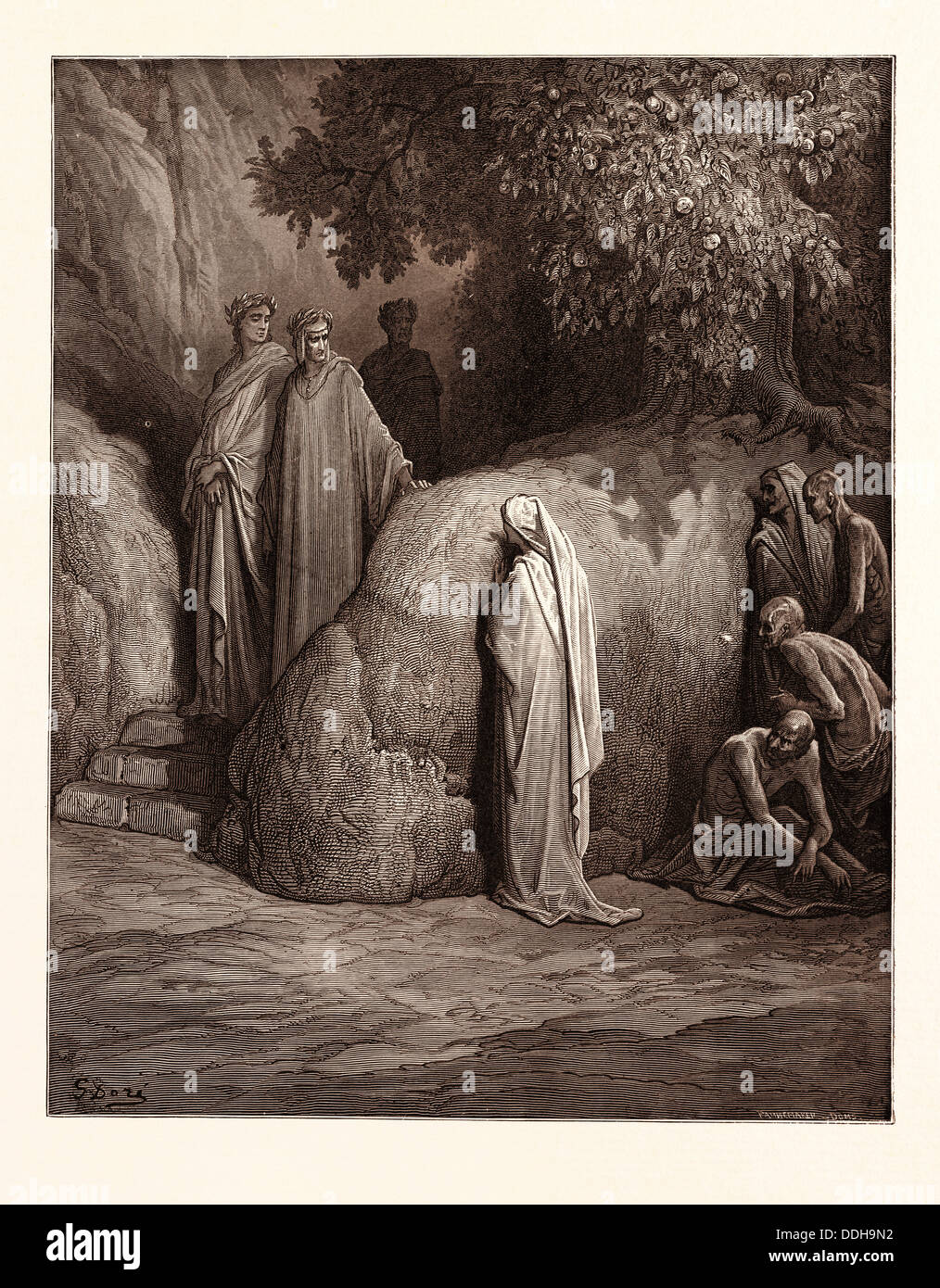 DANTE AND THE SPIRIT OF FORESE, BY GUSTAVE DORÉ. Gustave Dore, 1832 ...