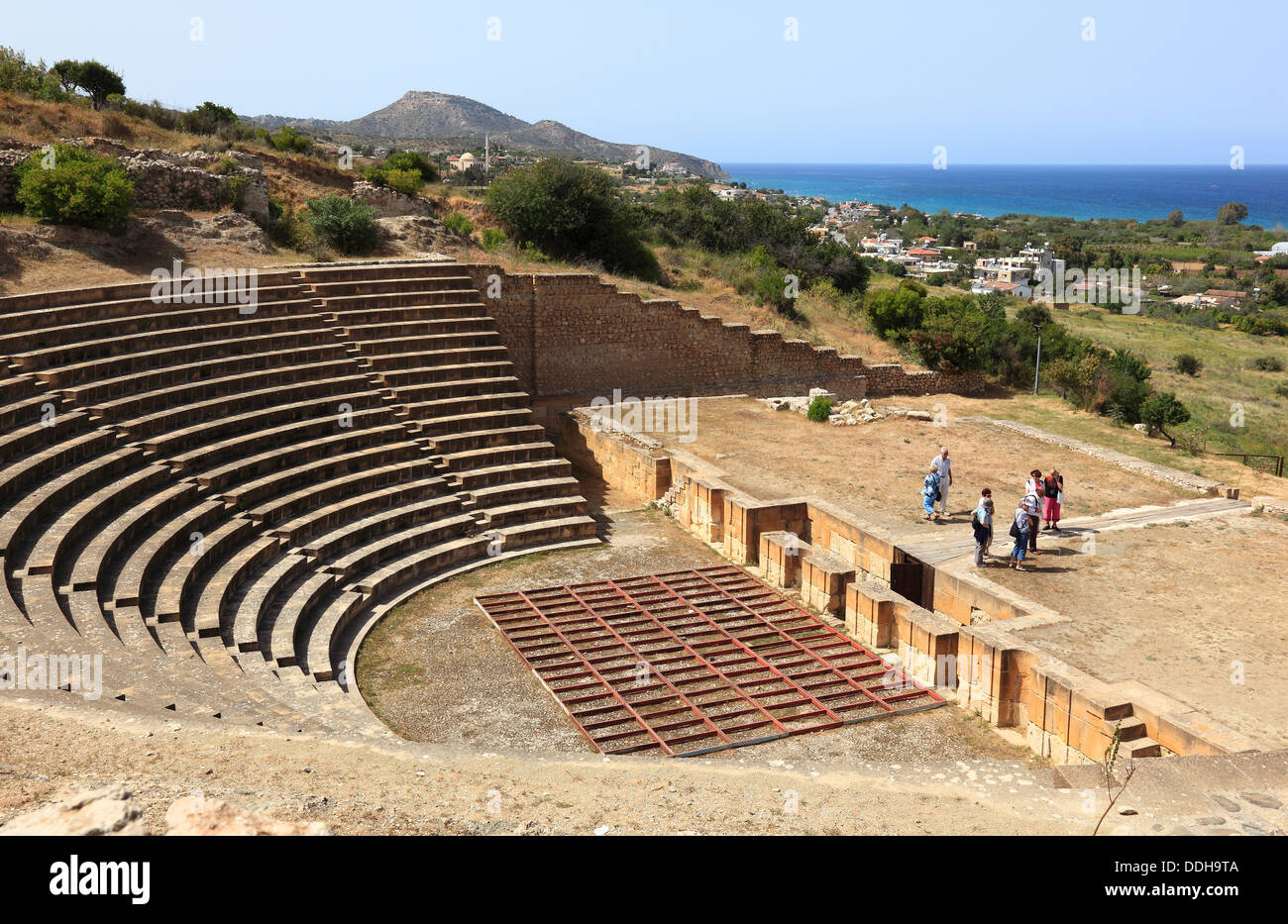 archaeological site of Soli, Soloi, Karovostasi, the theater, Northern ...