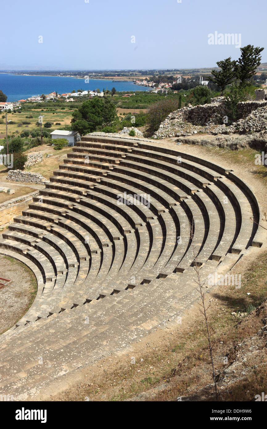archaeological site of Soli, Soloi, Karovostasi, the theater, Northern ...