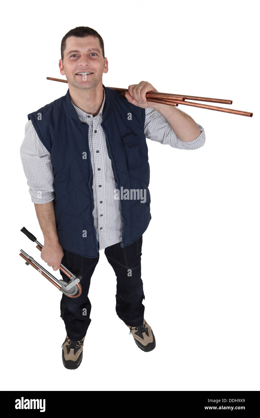 Set steel copper construction Cut Out Stock Images & Pictures - Alamy