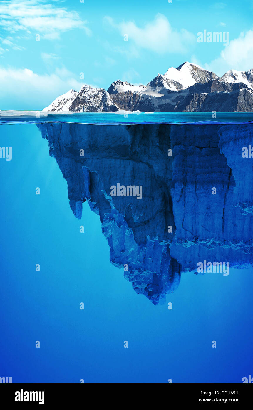 Iceberg below surface hi-res stock photography and images - Alamy