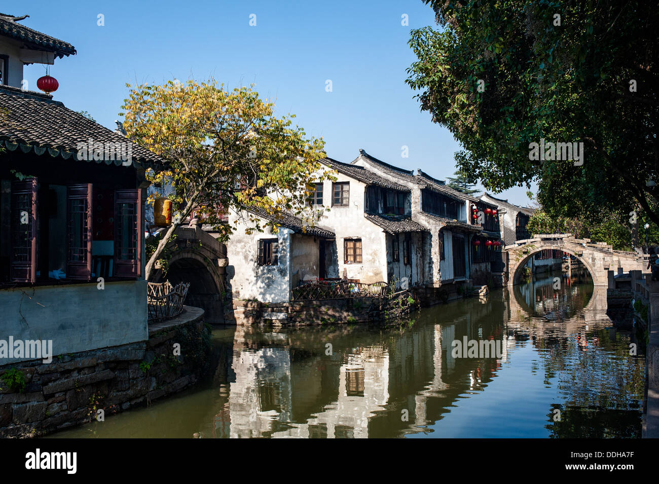 Ancient water town, Zhouzhuang, Jiangsu of China Stock Photo - Alamy