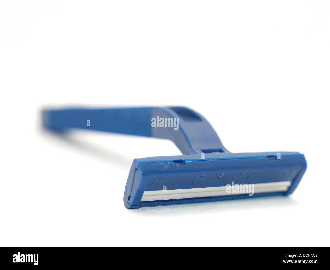 The razor on a white background Stock Photo - Alamy