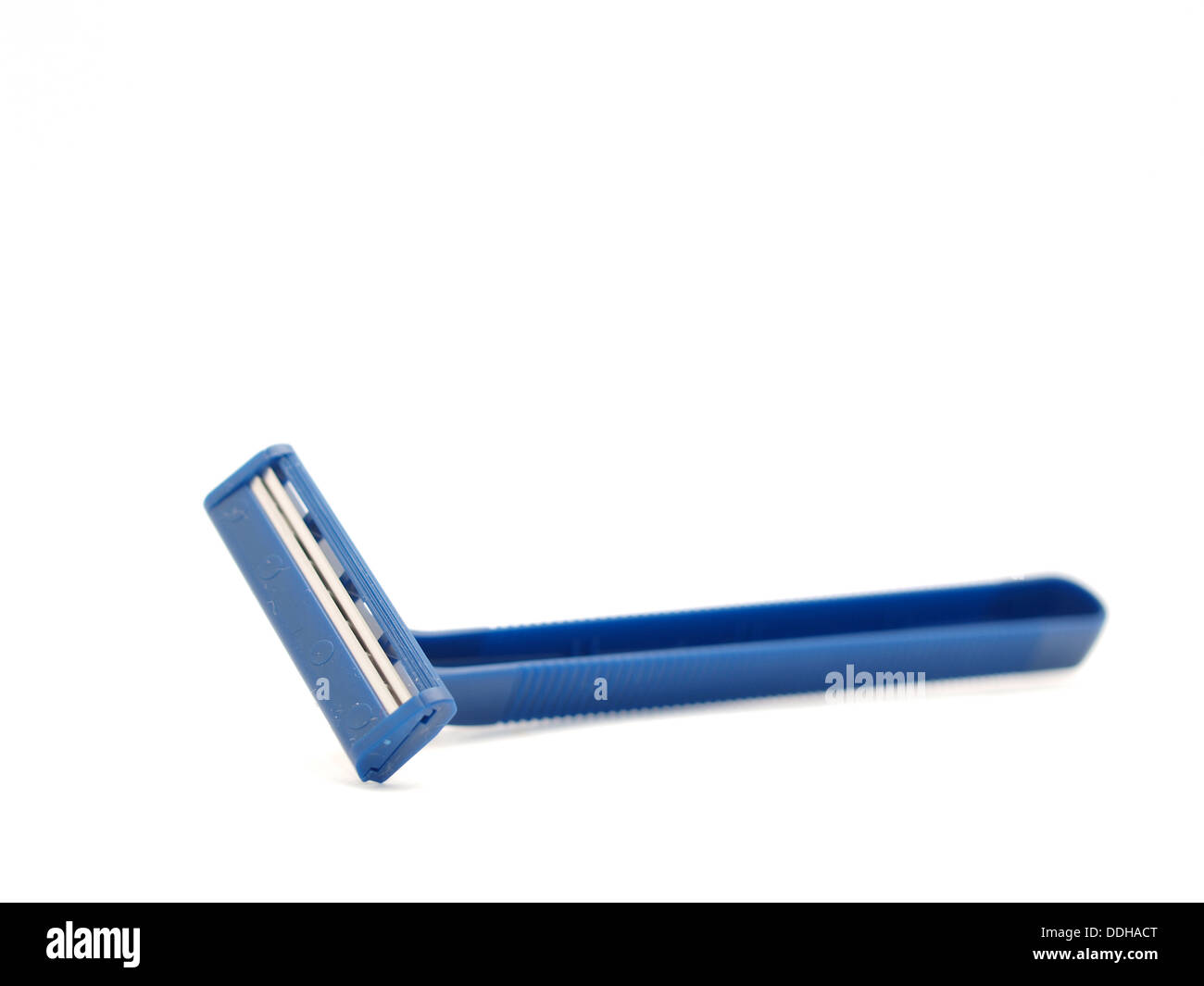 The razor on a white background Stock Photo - Alamy