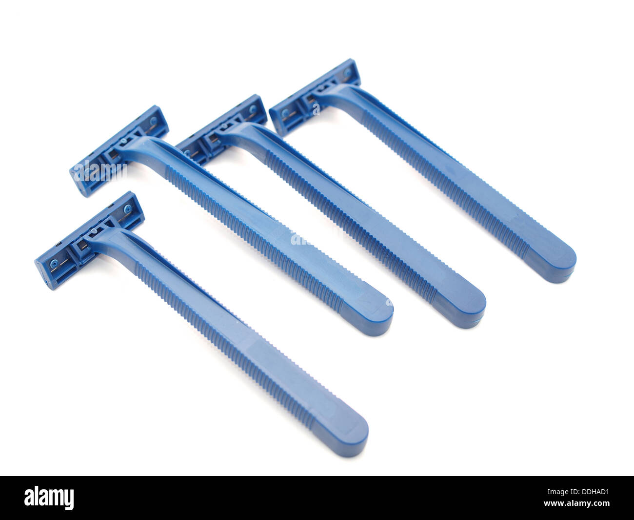 The razor on a white background Stock Photo - Alamy
