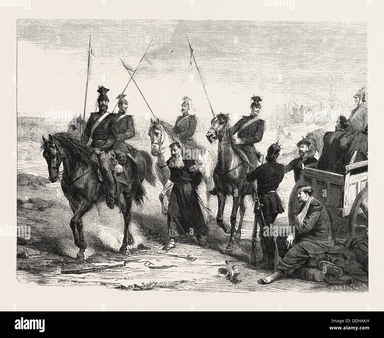 FRANCO-PRUSSIAN WAR: ARREST OF A FRENCH SPY, 24 AUGUST, TO METZ, 1870 ...