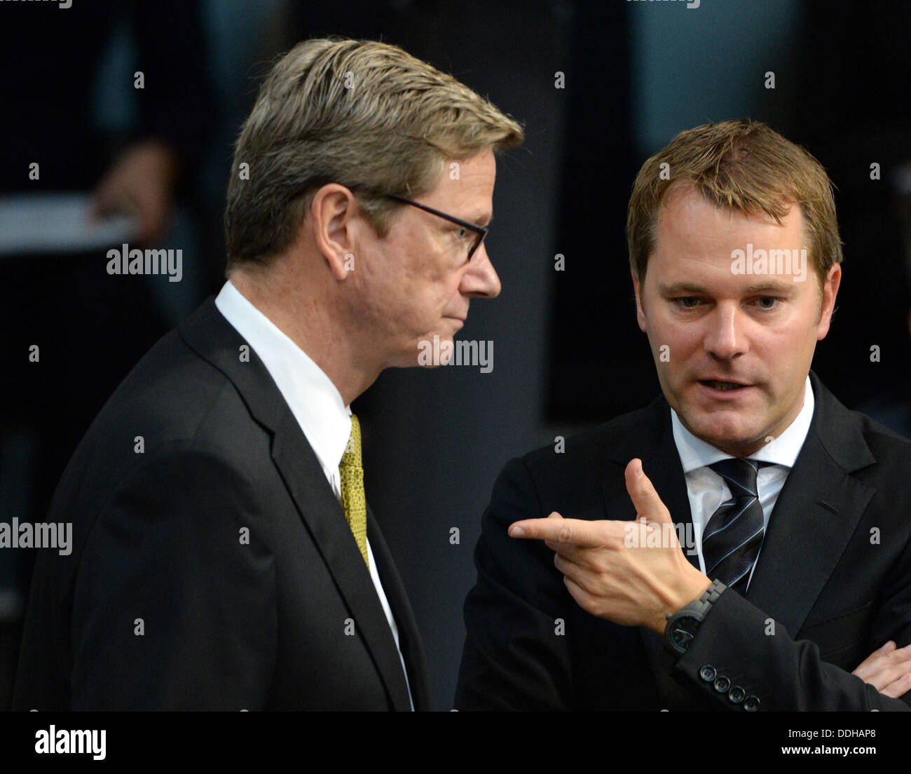 Minister of health and guido westerwelle fdp hi-res stock photography ...