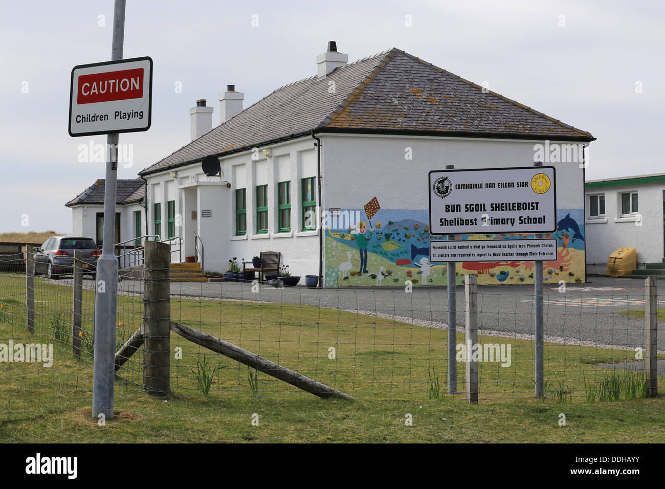 Shelibost Primary School, Isle of Harris Stock Photo - Alamy