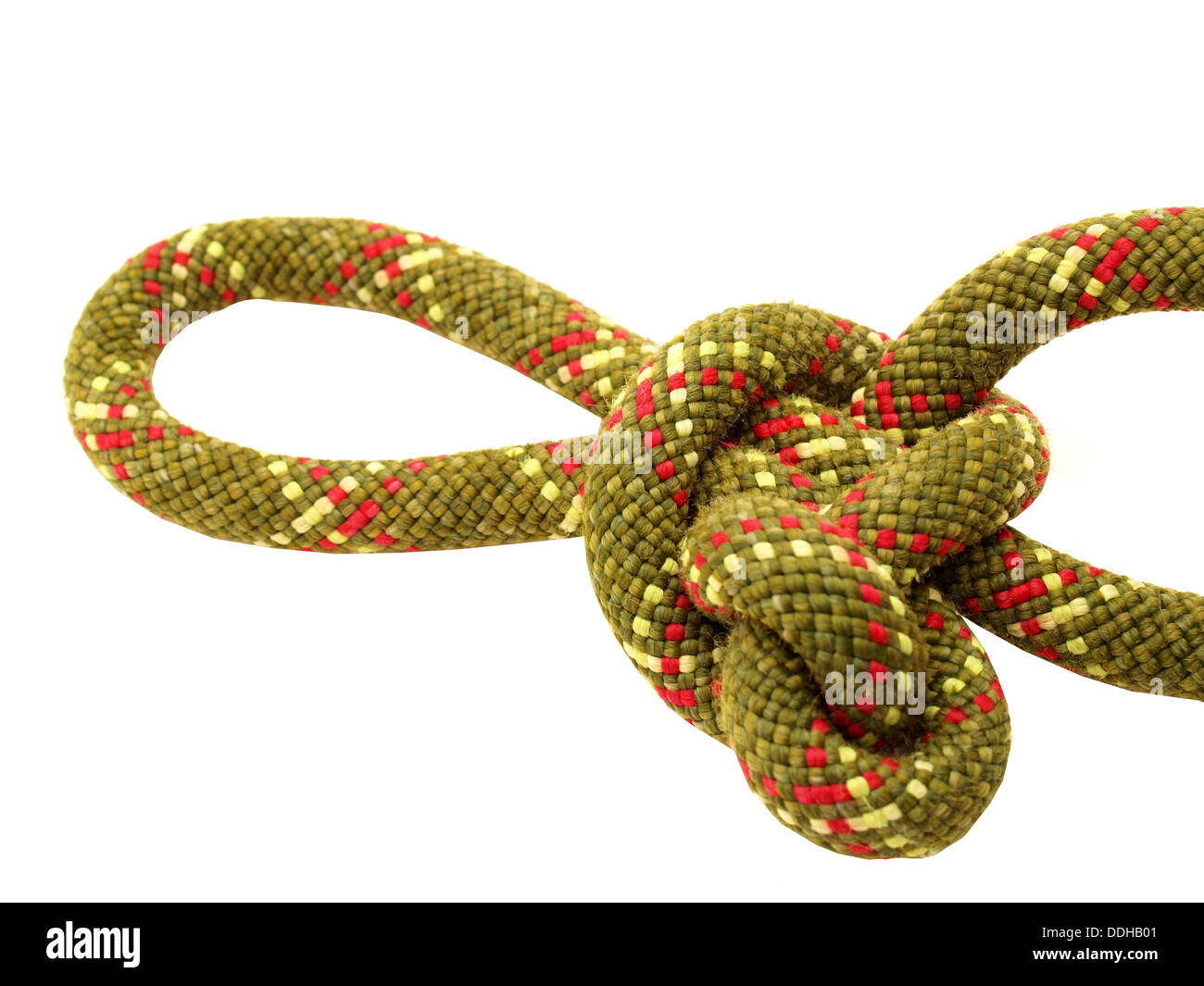 Rope on a white background Stock Photo - Alamy
