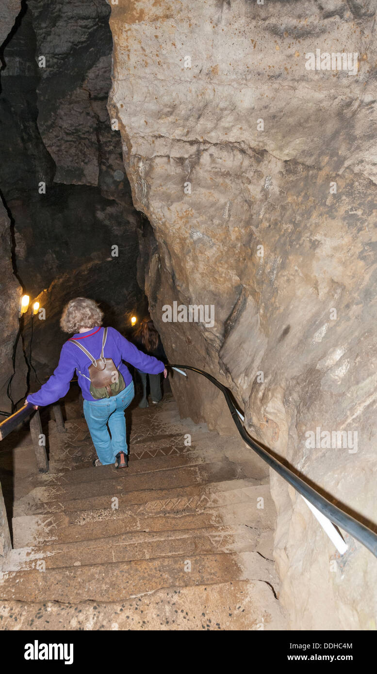 Great Britain, England, Derbyshire, Castleton, Blue John Cavern Stock ...