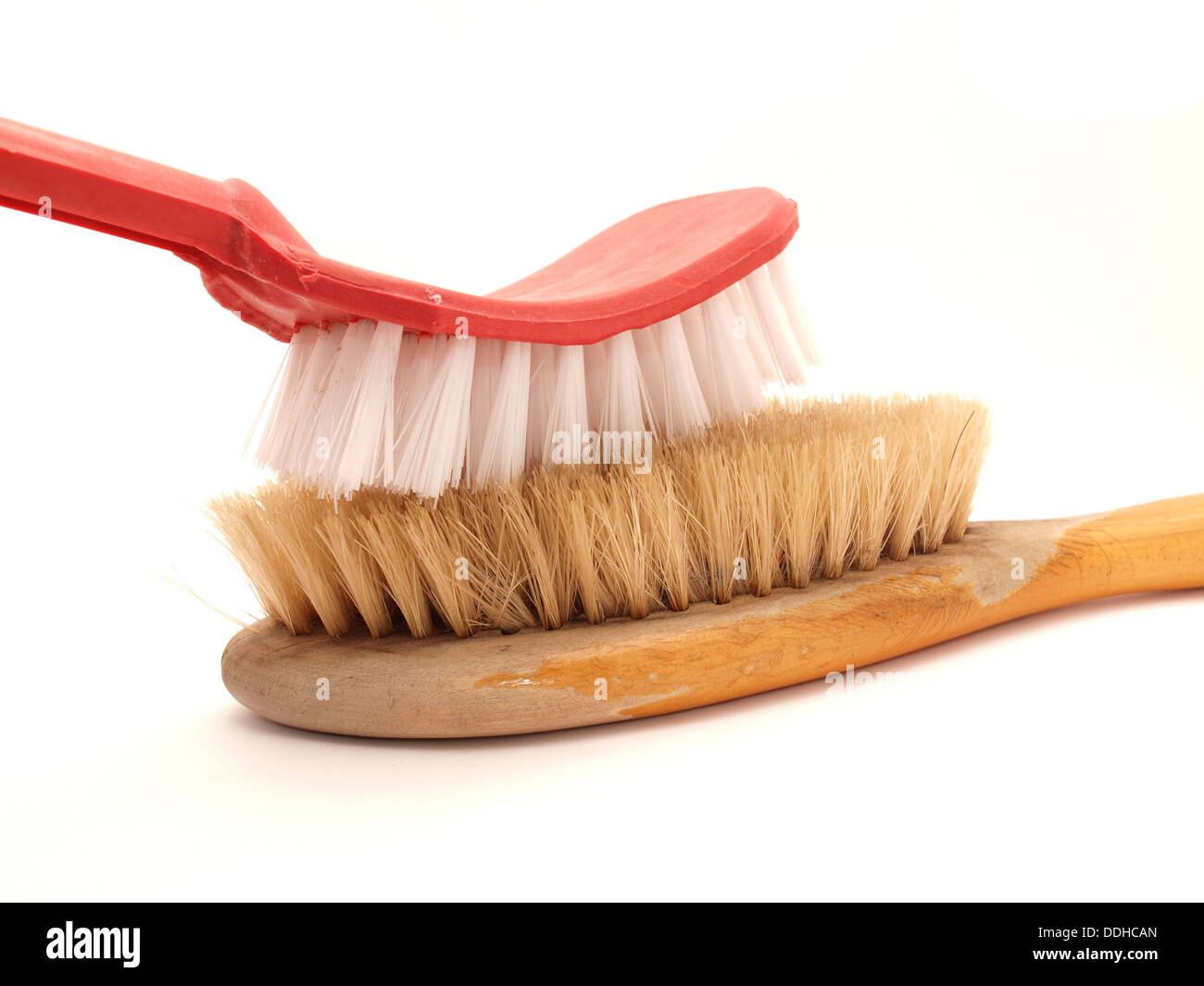 Brush on a white background Stock Photo - Alamy