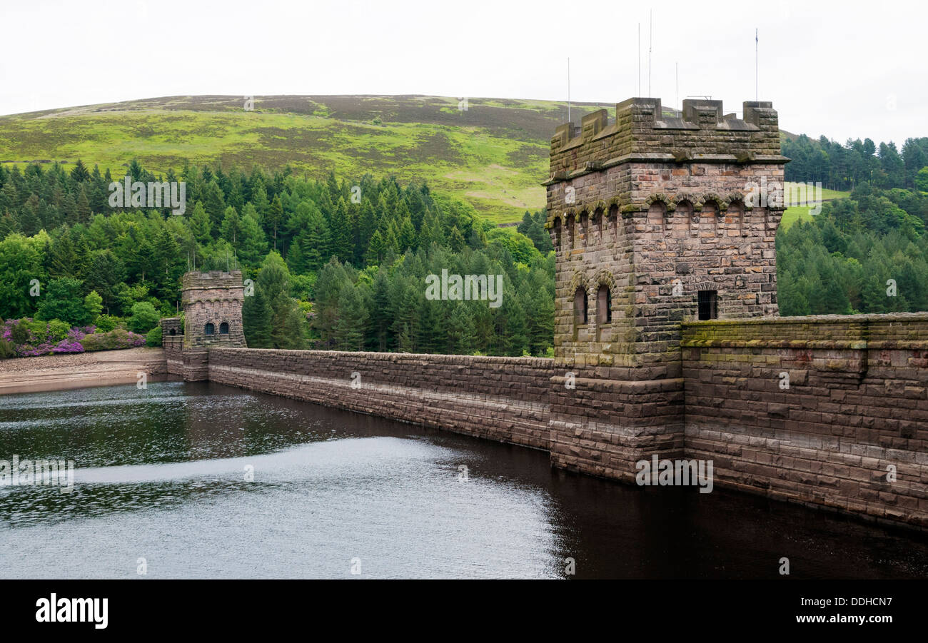 England, Peak District, Derwent Dam, location of practice runs for WWII ...