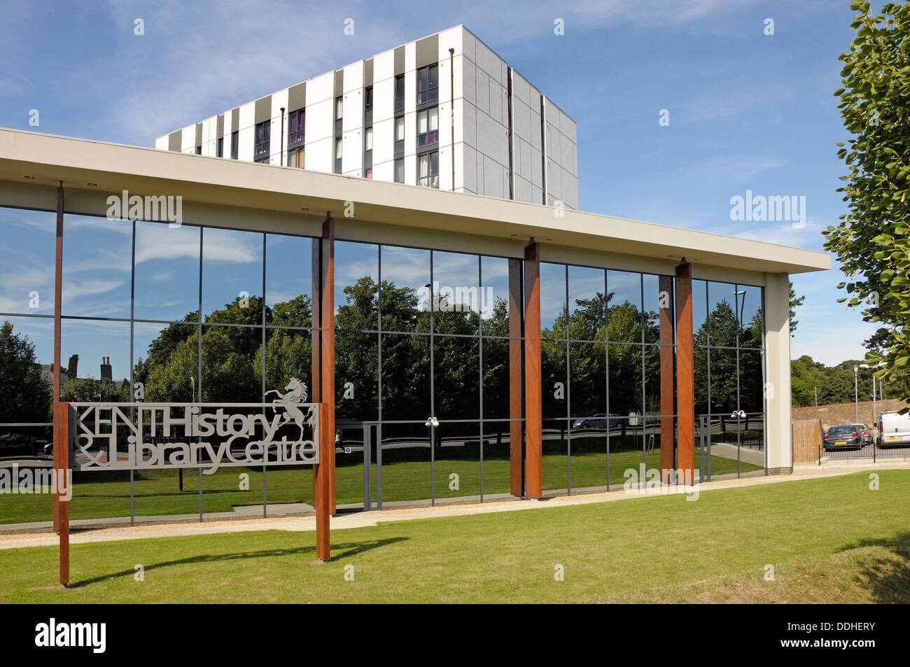 Maidstone, Kent, England, UK. Kent History and Library Centre (opened ...