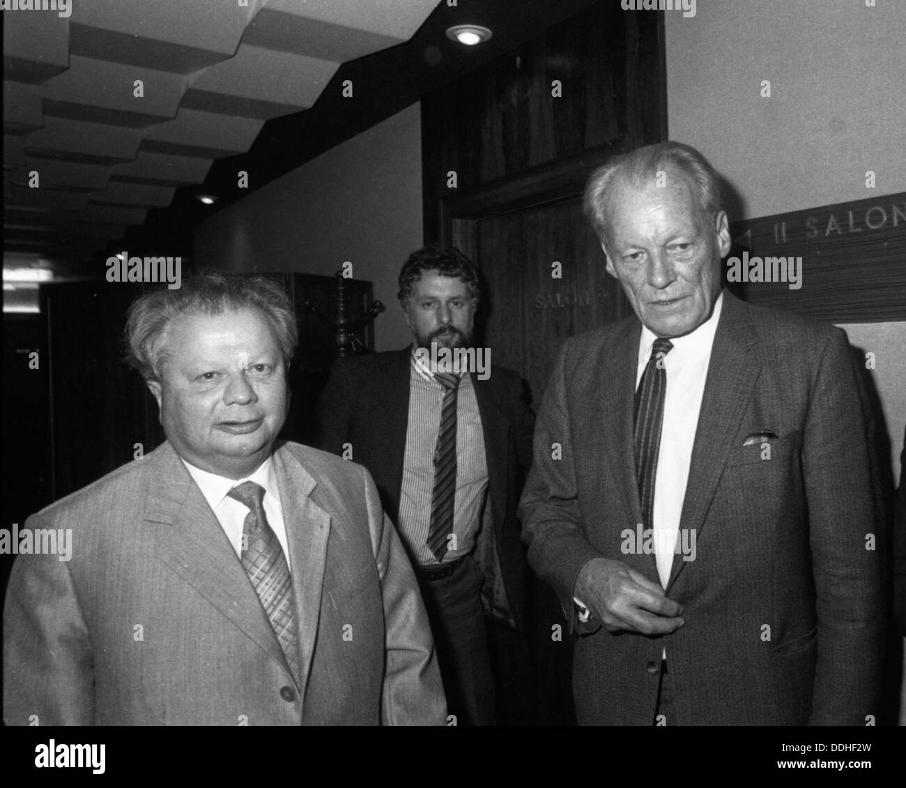 Brandt besuch Black and White Stock Photos & Images - Alamy