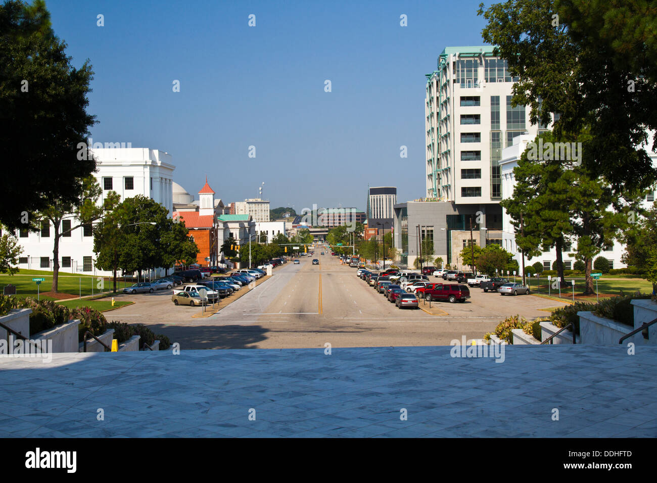 street view as seen from the Alabama state capitol building Montgomery ...