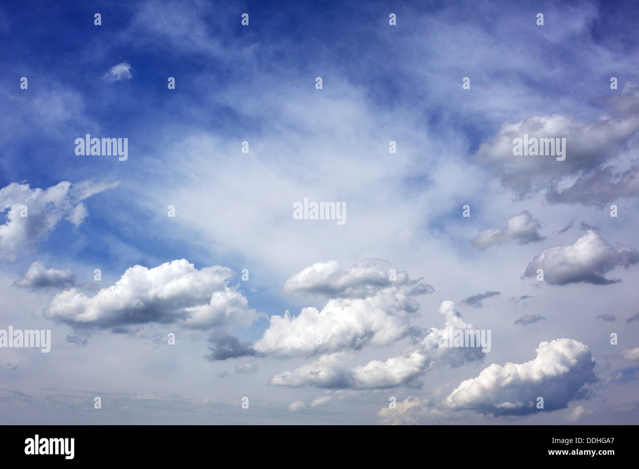 Cirrocumulus and cirrus clouds hi-res stock photography and images - Alamy