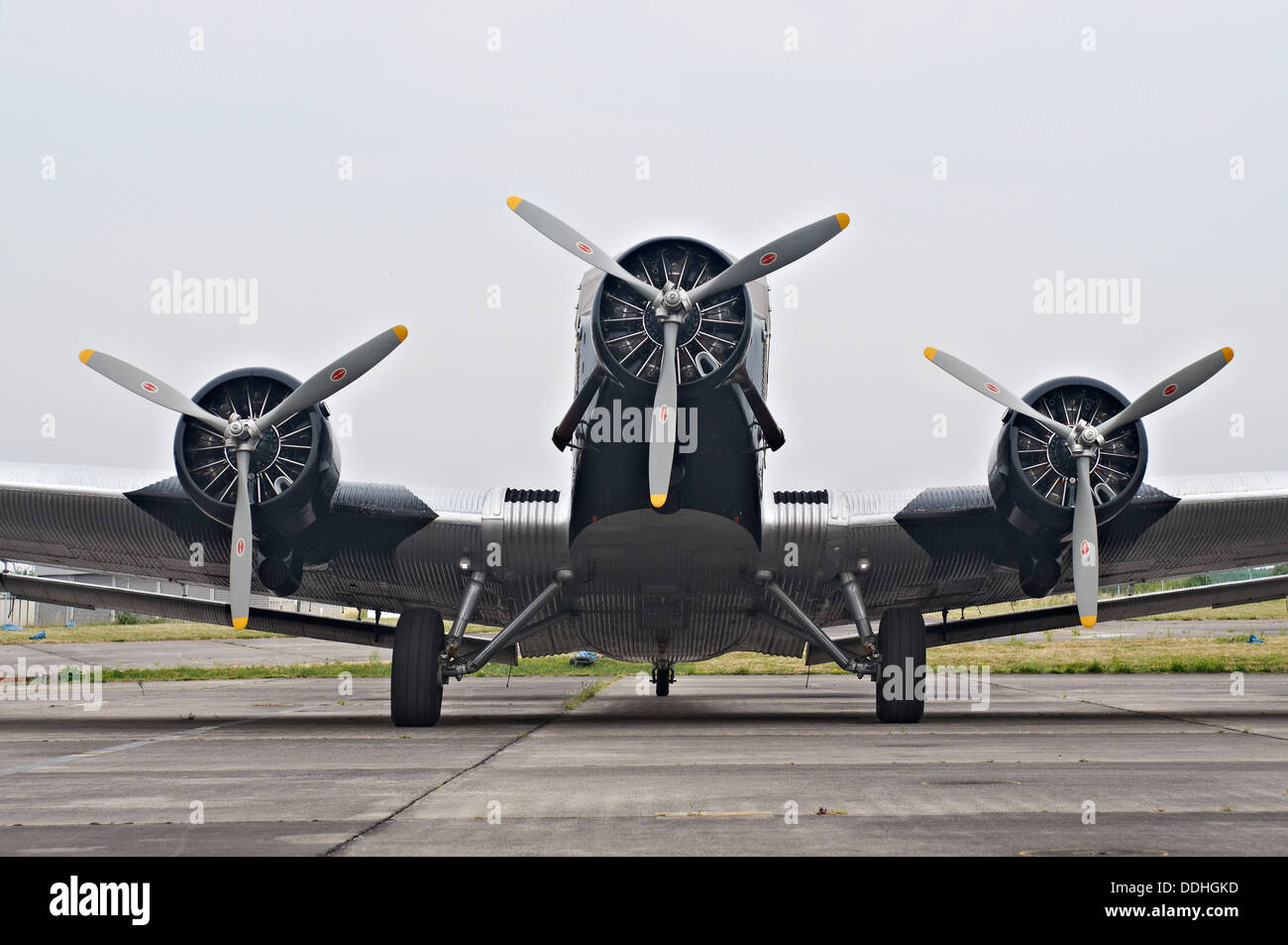 Junkers JU 52, a historic three-engined airliner Stock Photo - Alamy