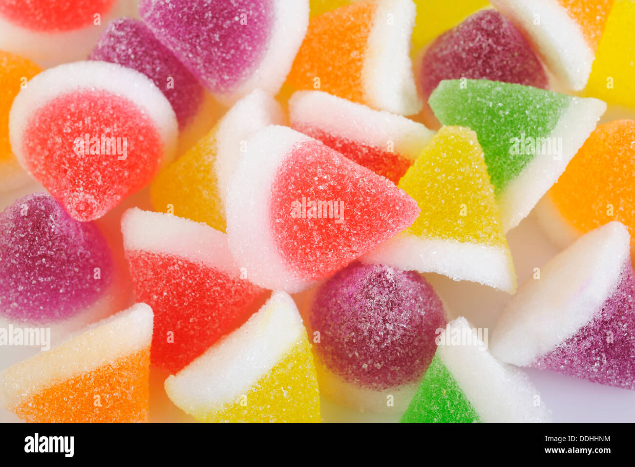 colorful candied fruit jelly Stock Photo - Alamy