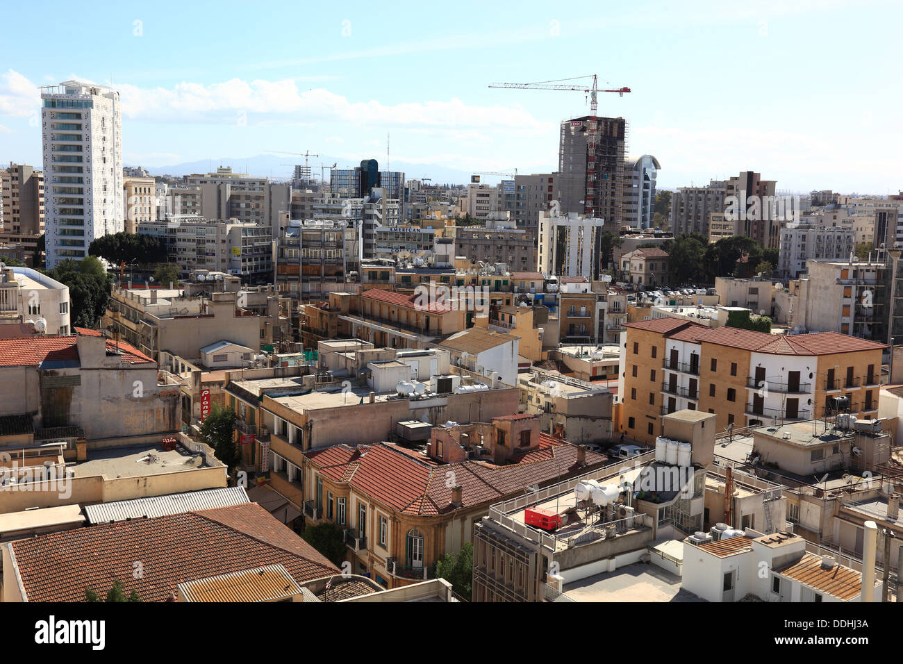 Lefkosia, Nicosia, view to the city, Cyprus Stock Photo - Alamy