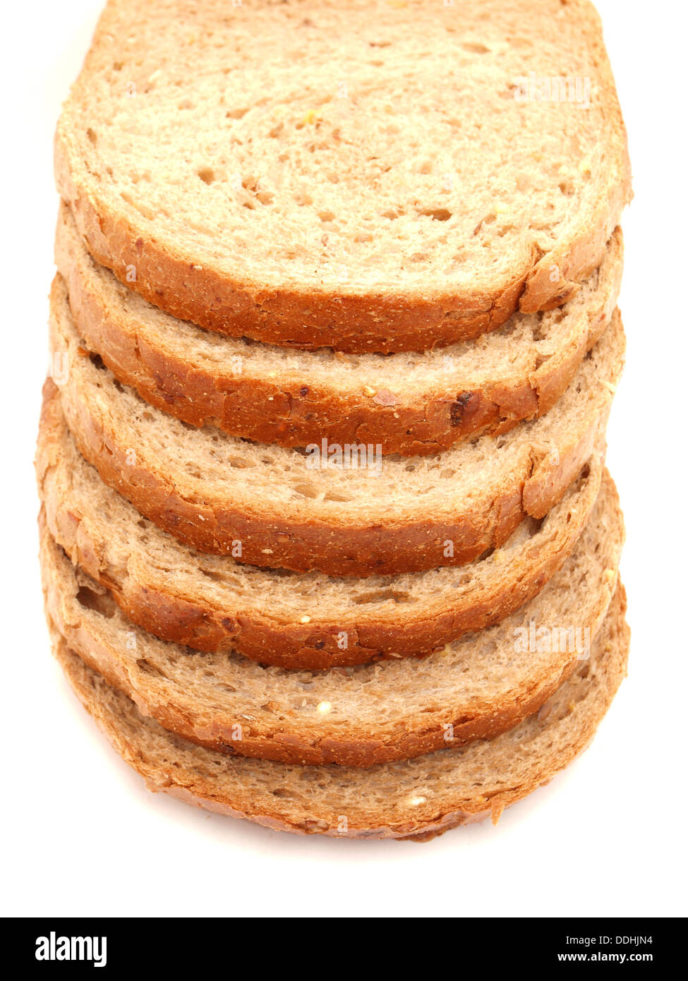 Bread on a white background Stock Photo - Alamy