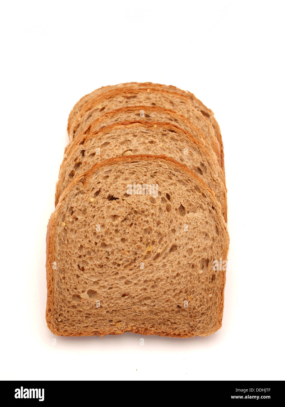 Bread on a white background Stock Photo - Alamy