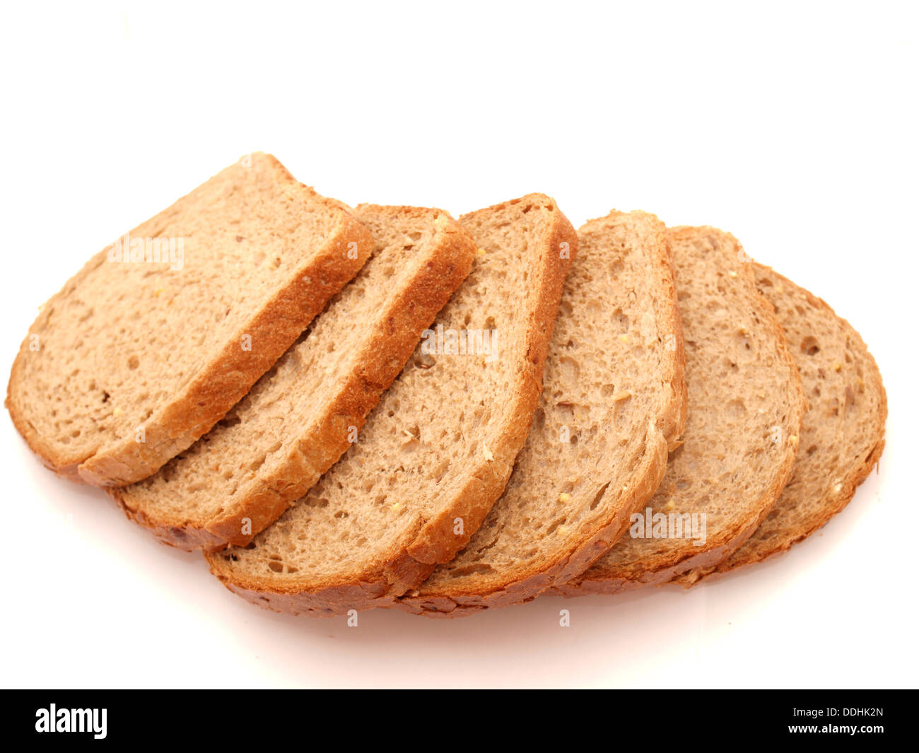 Bread on a white background Stock Photo - Alamy