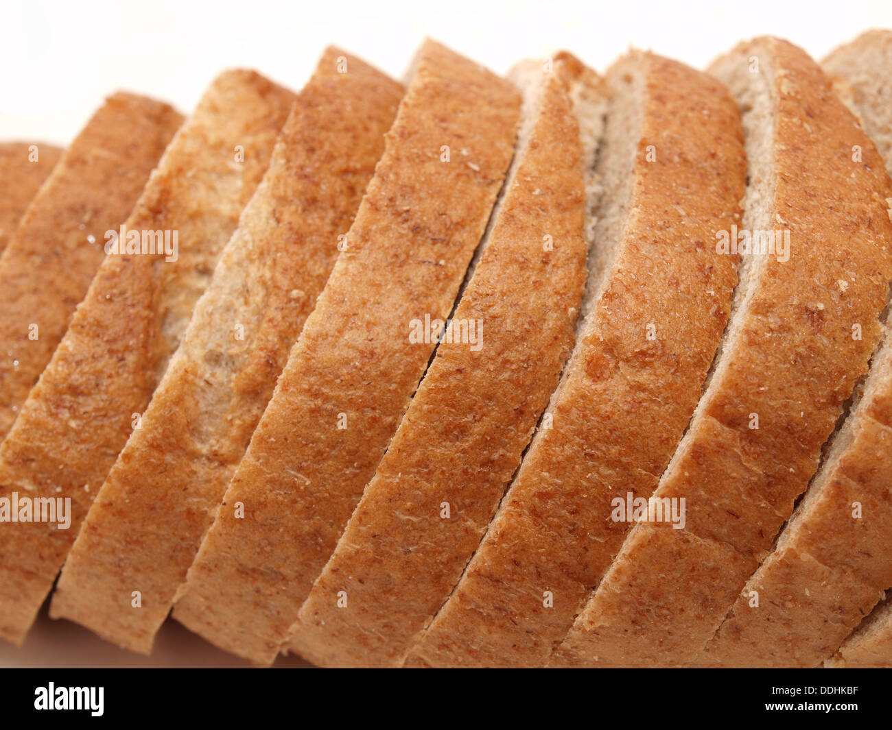 Bread on a white background Stock Photo - Alamy