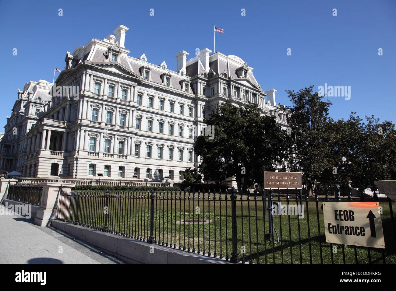 Eisenhower executive office building washington hi-res stock ...