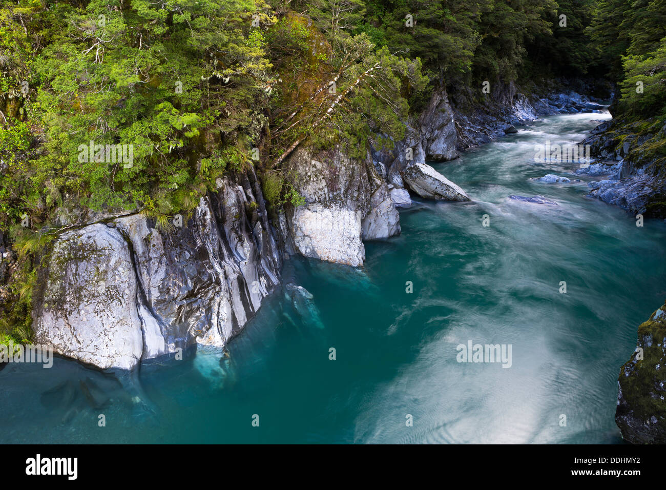 The Blue Pools Stock Photo - Alamy