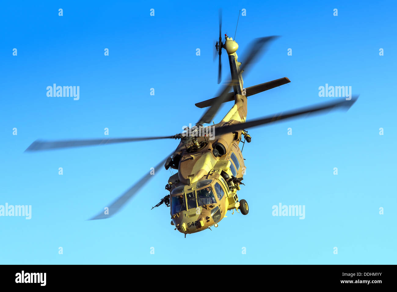 Israeli Air Force (IAF) helicopter, Sikorsky UH-60 Blackhawk (Yanshuf ...