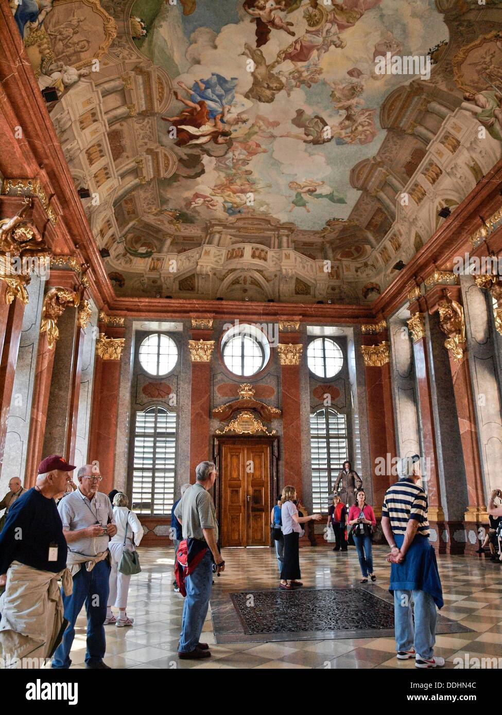 Melk abbey ceiling hi-res stock photography and images - Alamy