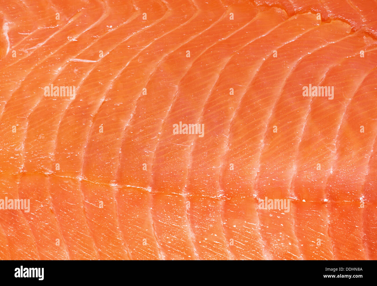 Smoked salmon fillet texture Stock Photo - Alamy
