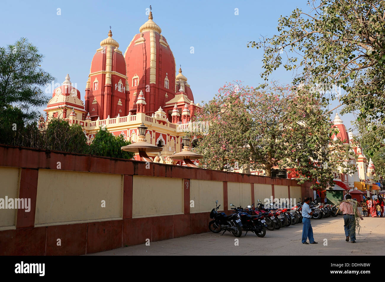 Lakshmi Narayan Temple or Birla Mandir Temple Stock Photo - Alamy