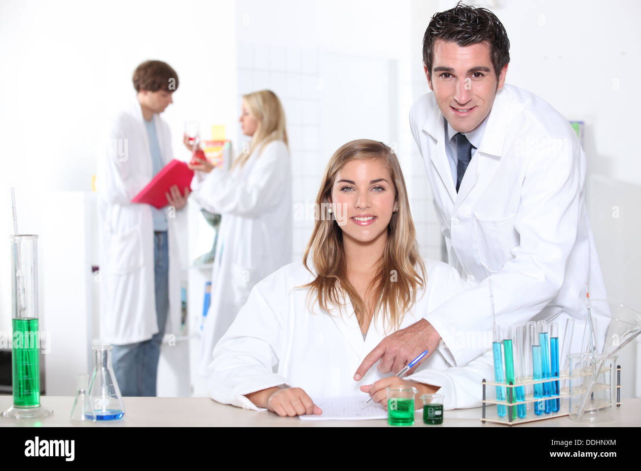science student in the lab Stock Photo - Alamy