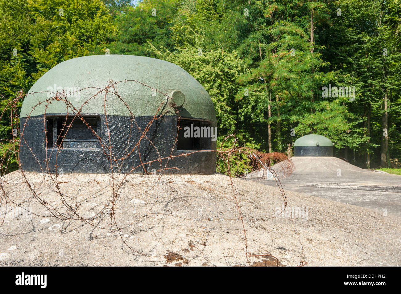 Fort de Schoenbourg or Ouvrage Schoenenbourg, French Maginot Line Stock ...