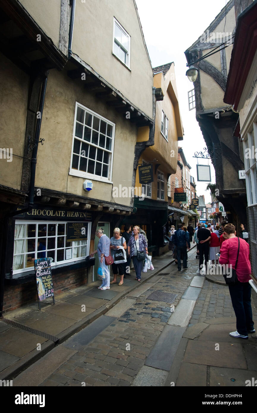 Tourists walking shambles hi-res stock photography and images - Alamy