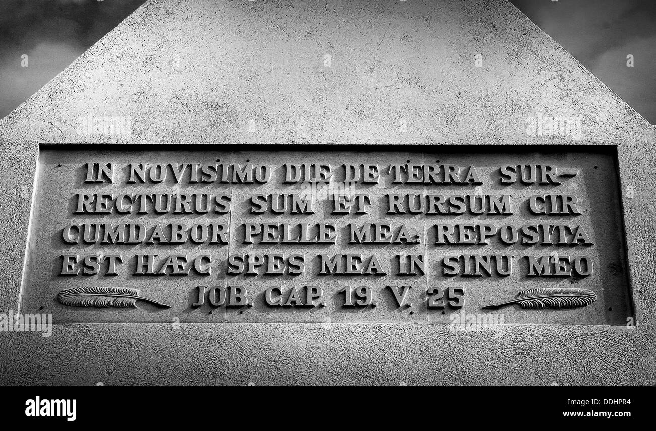 Entrance to cemetery Black and White Stock Photos & Images - Alamy