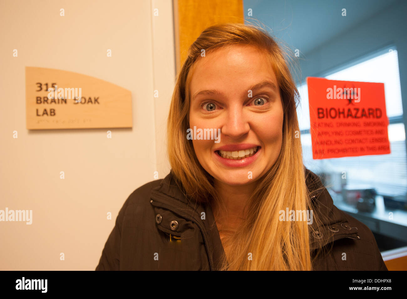 People in a laboratory for autopsy at the State Medical Examiners ...