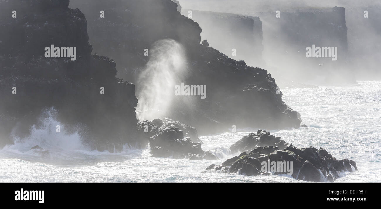 Surf with cliffs Stock Photo - Alamy