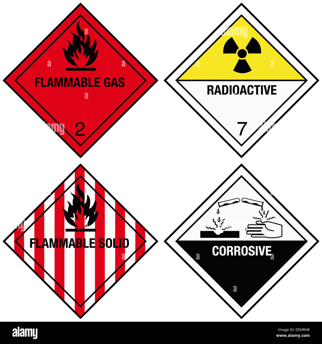 Warning shot sign on Cut Out Stock Images & Pictures - Alamy